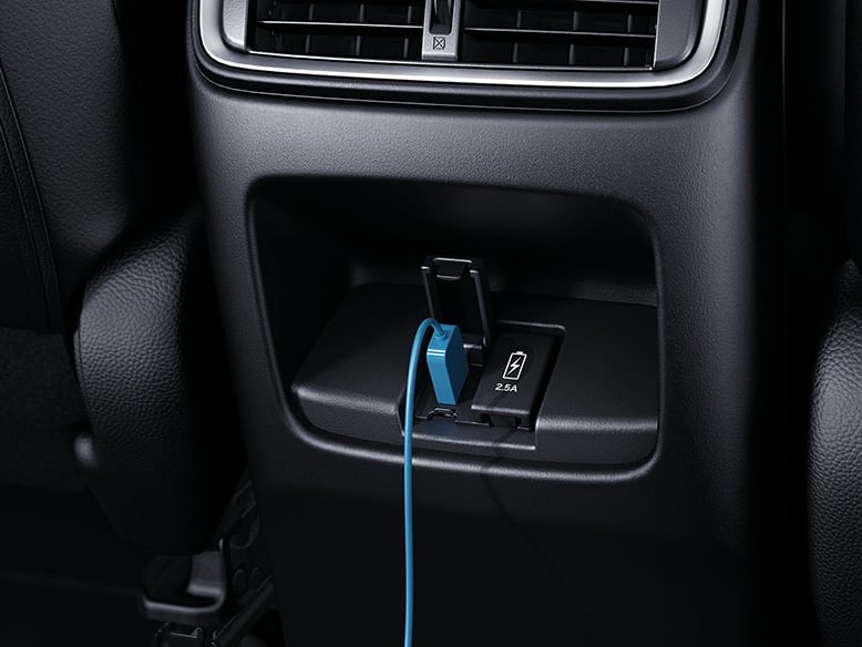 2nd-Row Charging Ports
